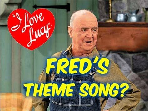 I Love Lucy Wait Fred Mertz Has A Secret Theme Song Youtube