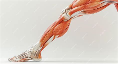 Premium Photo Detailed Anatomical Illustration Of Human Leg Muscles