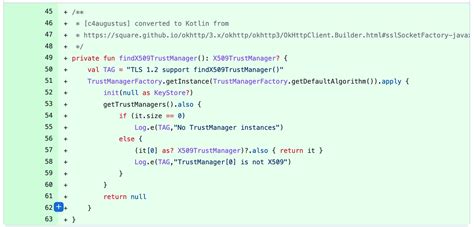 Support Enabling TLSv On Android Issue Square Okhttp GitHub