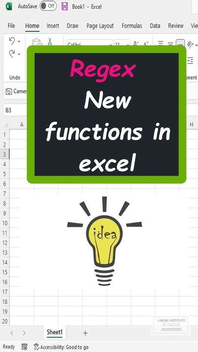 Regex New Function In Excel Excel Vikominstitute Regex Vikaljain