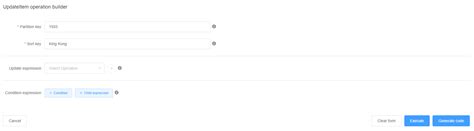 데이터 세트 탐색 Amazon Dynamodb