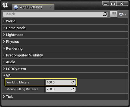 Virtual Reality Best Practices | Unreal Engine 4.27 Documentation | Epic Developer Community