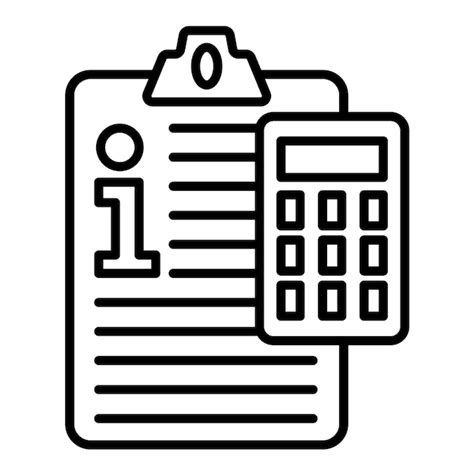 Premium Vector Accounting Information Systems Line Illustration