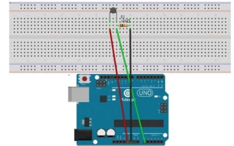 Circuit Design Thermistor Tinkercad