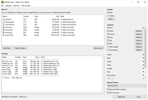 Filelist Creator Download