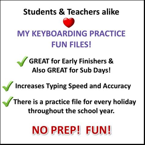 Keyboarding Practice Typing Computer Applications Class Activities Lesson Bundle