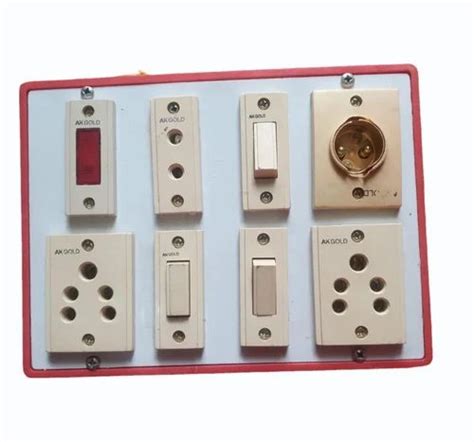6a Ak Gold 8 Way Modular Switch Socket Combination Pvc At ₹ 90 In Hardoi