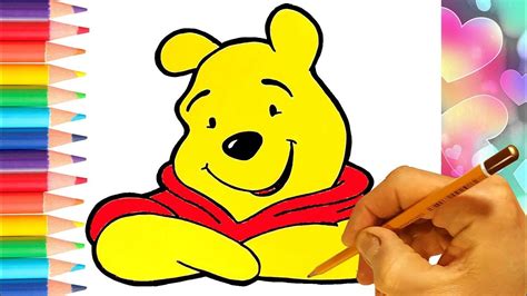 Как нарисовать винни пуха для детей स्केचिंग के लिए चित्र How To Draw Winnie The Pooh For
