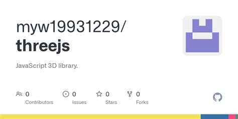 Github Myw19931229threejs Javascript 3d Library