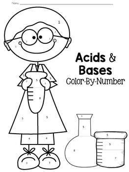 Acids And Bases Color By Number By JH Lesson Design TPT