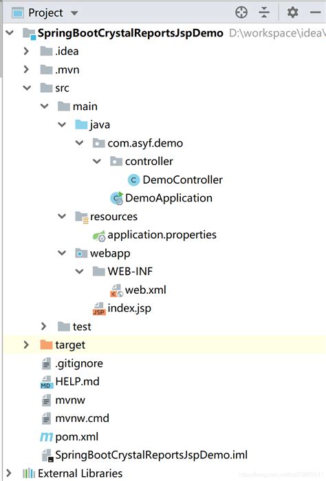 Springboot使用jsp预览水晶报表一：项目搭建并预览报表水晶报表如何预览 Csdn博客