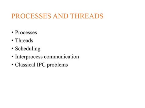 Processes Threadspptx