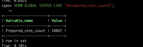 prepared statements exceeding limits when upgrading from 0 5 to 0 6