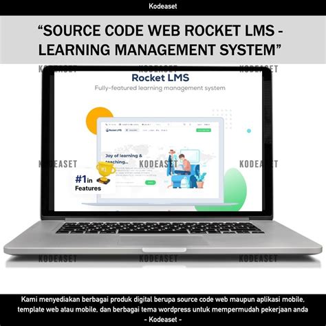 Jual Source Code Aplikasi Web Rocket Lms Learning Management System D57 Kodeaset Shopee
