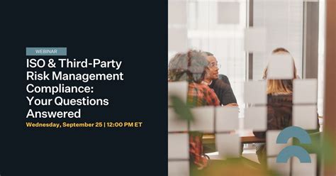 Tracy Denny On Linkedin Iso And Tprm Compliance Your Questions Answered
