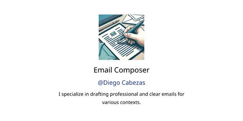 Email Composer Gpts Features And Functions Examples And Prompts Gpt Store