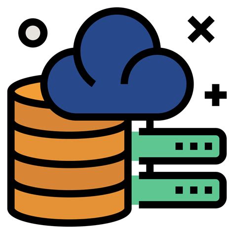 Cloud Data Database Server Storage Icon Download On Iconfinder