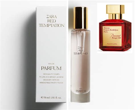 Zara Red Temptation Eau De Parfum 30ml Dupe For Mfk 540 Beauty And Personal Care Fragrance