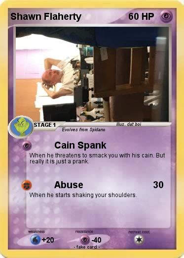 Pokémon Shawn Flaherty Cain Spank My Pokemon Card
