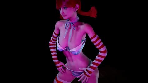 Red Head Girl With Pigtails Dancing And 3d Hentai