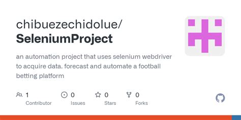 GitHub Chibuezechidolue SeleniumProject An Automation Project That Uses Selenium Webdriver To