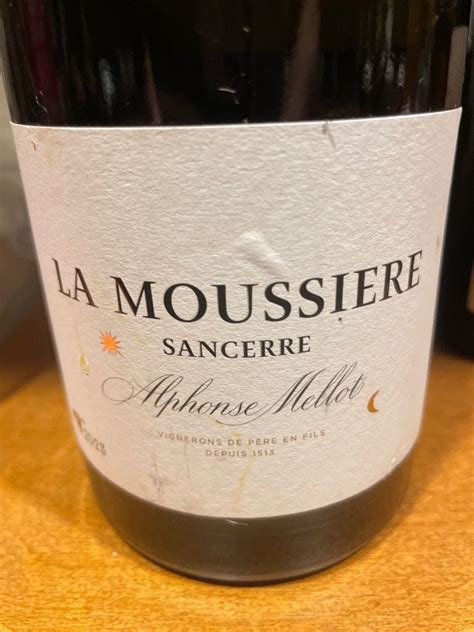 2023 Alphonse Mellot Sancerre Rouge La Moussière France Loire Valley