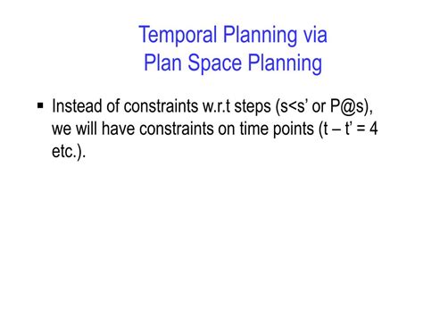 Ppt Temporal Planning Powerpoint Presentation Free Download Id1773903