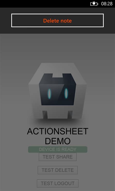 Cordova Plugin Actionsheet Npm