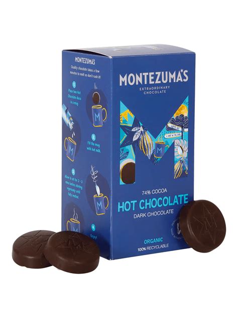 Organic 74 Cocoa Drinking Chocolate 300g Montezumas Healthy Supplies