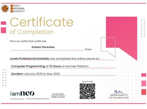 Computerprogramming Certification Lpu Iamneo Programmingjourney