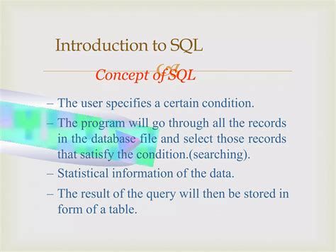 Sql Queries Presentation PPTX Databases Computer Software And Applications