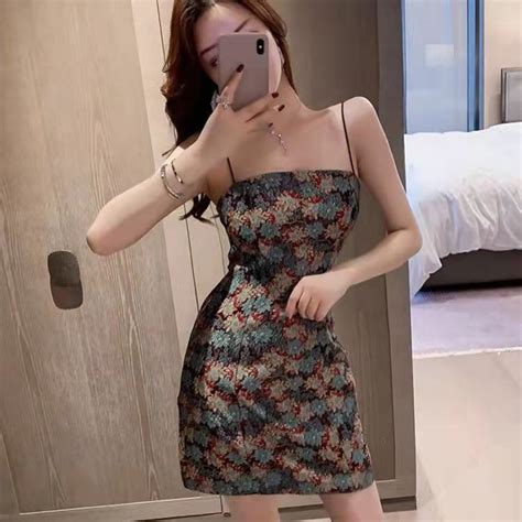 💥 โปรลดล้างสต็อก 💥 ชุดเดรสสายเดี่ยวแฟชั่น งานสวย เนื้อผ้านิ่ม สวมใส่สบาย เนื้อผ้ายืดต Shopee