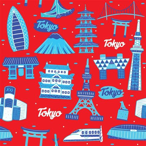 Vectores E Ilustraciones De Monumentos Japon Para Descargar Gratis