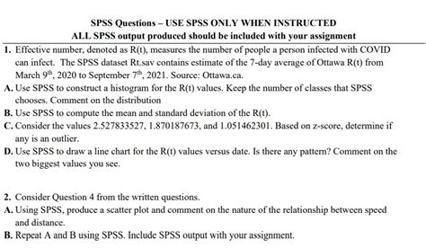 Solved Please Answer In Text Form Spss Questions Use Spss Only When Instructed All Spss Output