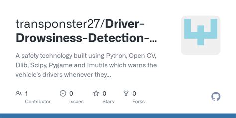 Github Transponster27driver Drowsiness Detection System A Safety