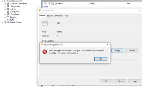 enforced workspace folder override autodesk community
