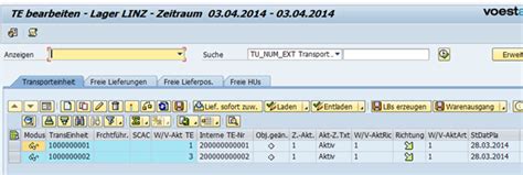 Solved EWM 9 1 SCWM TU And SCWM VEH Do Not Correctly SAP Community