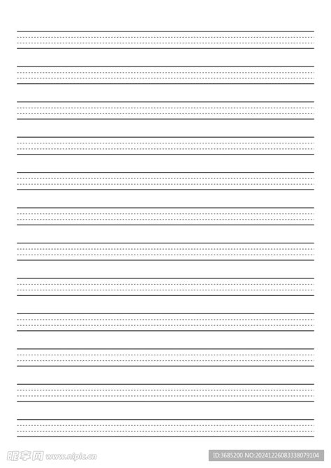 英语四线格a4设计图 图片素材 其他 设计图库 昵图网