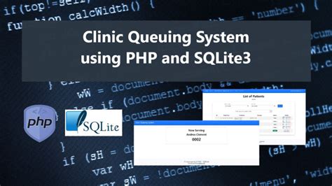 Clinic Queuing System Using Php And Sqlite3 Source Code Free Download