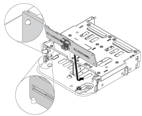 Install The 2 5 Inch Rear Drive Backplane Thinksystem Sr650v2 Lenovo Docs