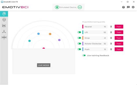 Example Bci Interface Of Trained Mental Commands Download Scientific
