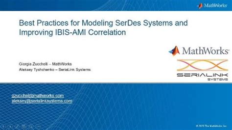 Ibis Ami Matlab And Simulink