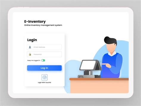 Pos System Login Screen Design