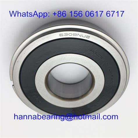 6309NU2ENR Auto Bearings / Deep Groove Ball Bearing 40x100x25mm ...