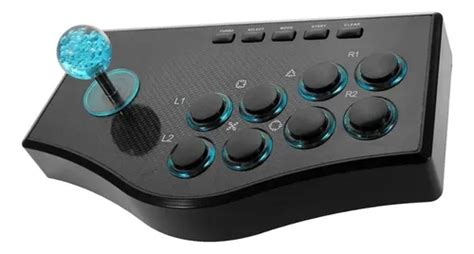 Joystick Usb Retro Arcade Game Rocker Para Ps2 Ps3 Preto Parcelamento Sem Juros