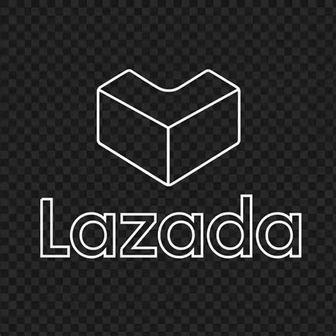 Lazada Laz Logo White Outline Png Toppng