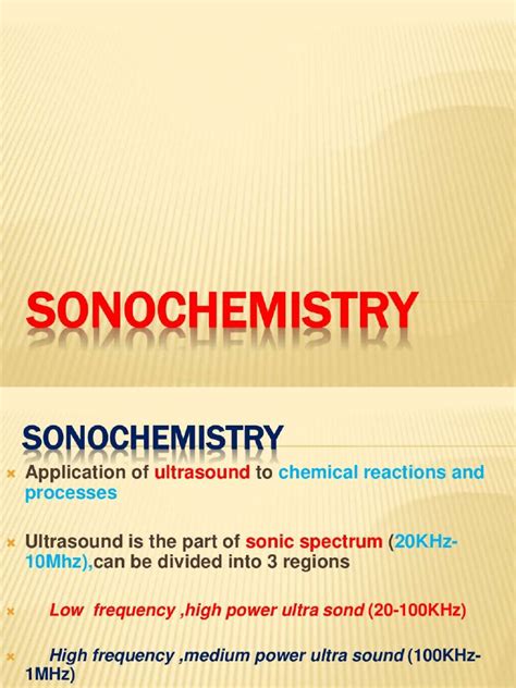 Sonochemistry 64505198 Pdf