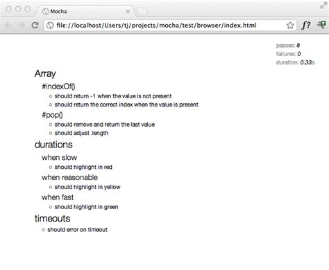 Running Mocha In The Browser A Comprehensive Guide