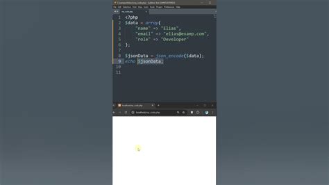 Php Shortcut Easily Work With Json Using Jsonencode Coding