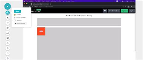 Why Css Position Sticky Is Not Working